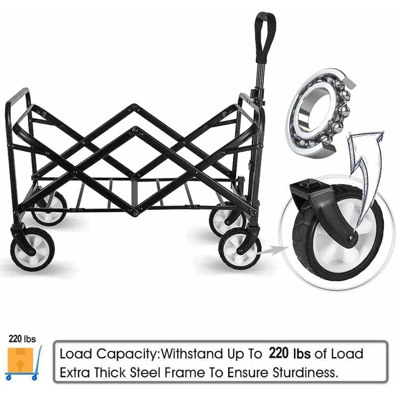 MIBOPA Collapsible Foldable Wagon | Wayfair